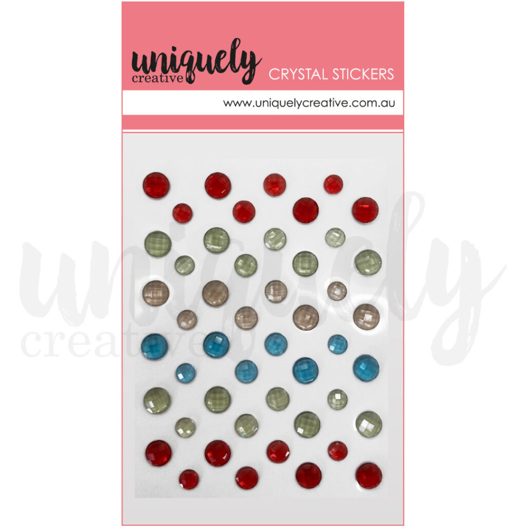 Uniquely Creative Crystal Stickers - Christmas Lustre - Sensational Crafts