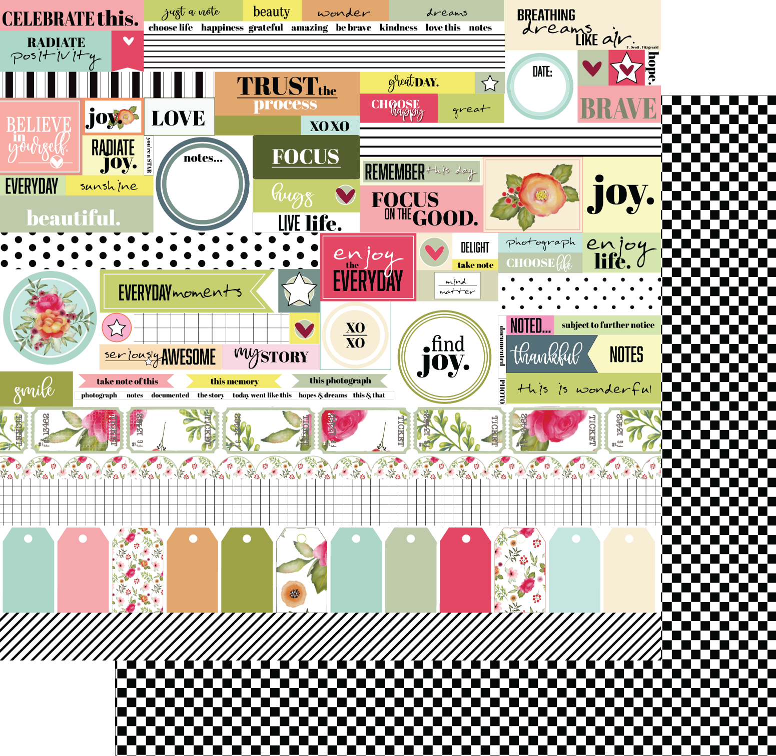 Uniquely Creative - 12x12 Paper - Mind Over Matter - Radiate Joy ...